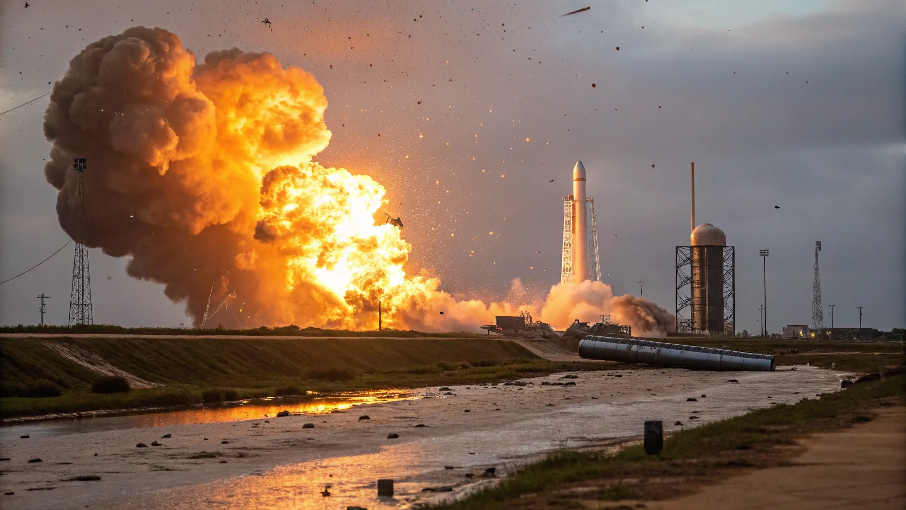 SpaceX Rocket Test Ends in Massive Explosion Over Texas - The New York ...